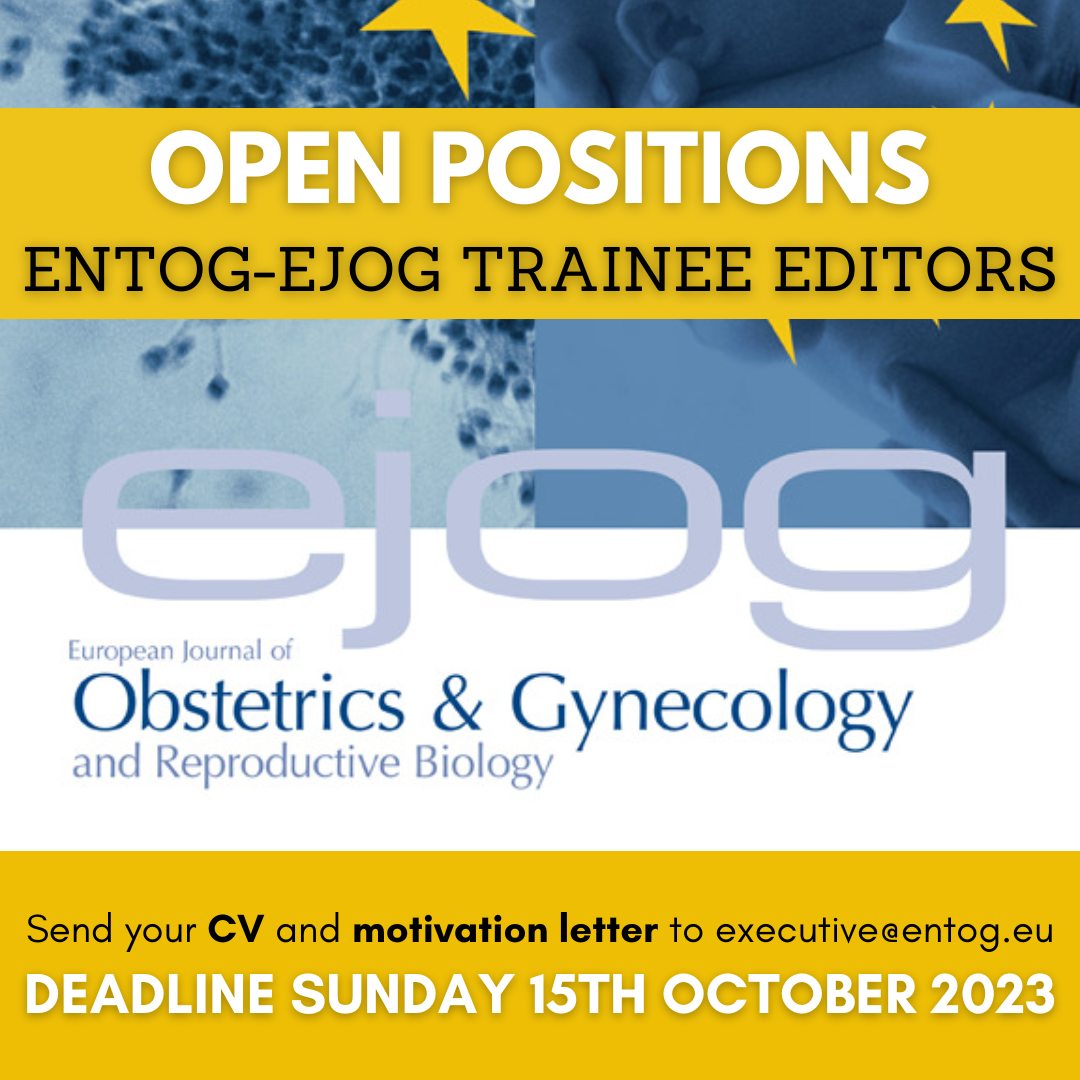 Open positions for ENTOG-EJOG Trainee Editors! – ENTOG